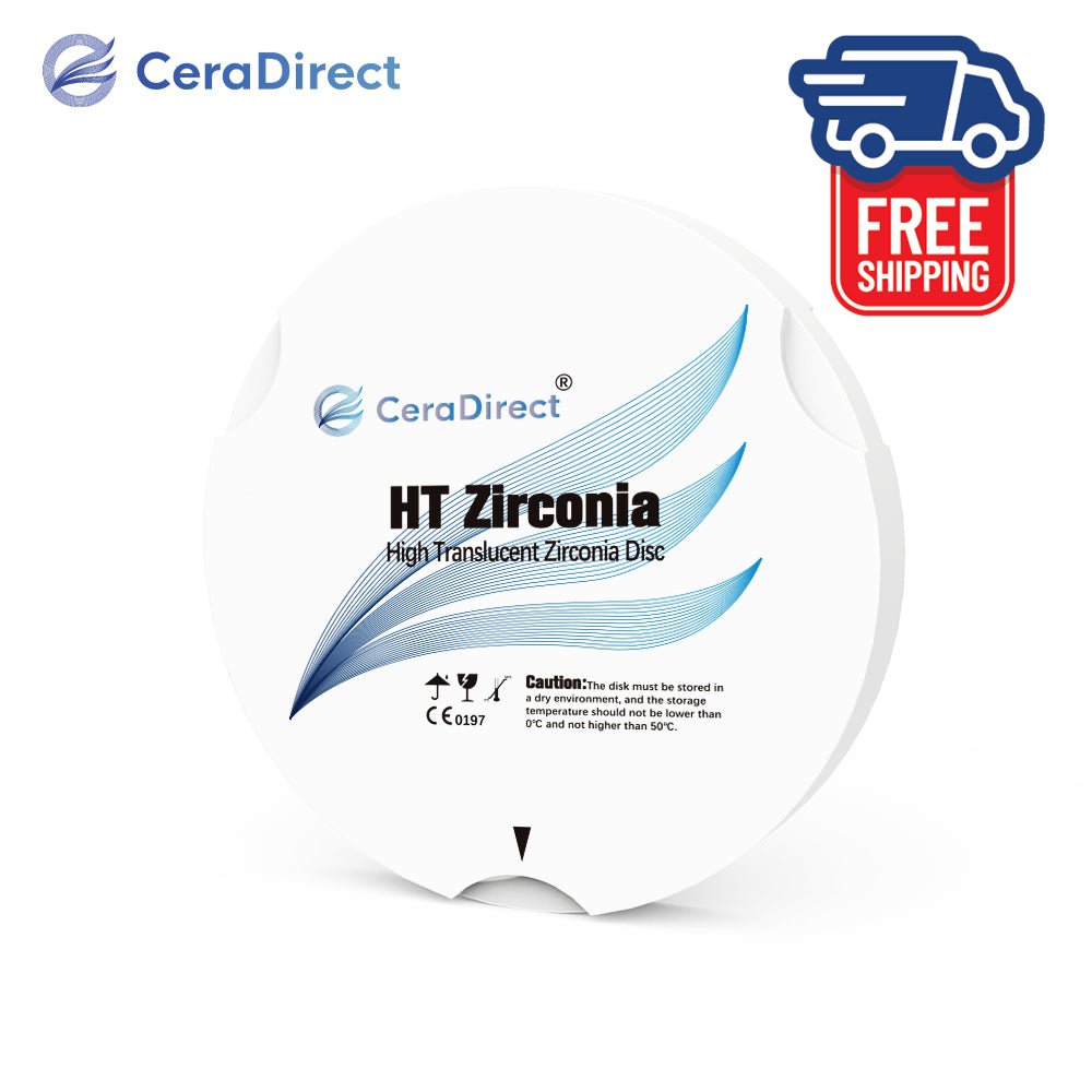 HT— White Zirconia Disc Zirkonzahn System (95mm) | CeraDirect