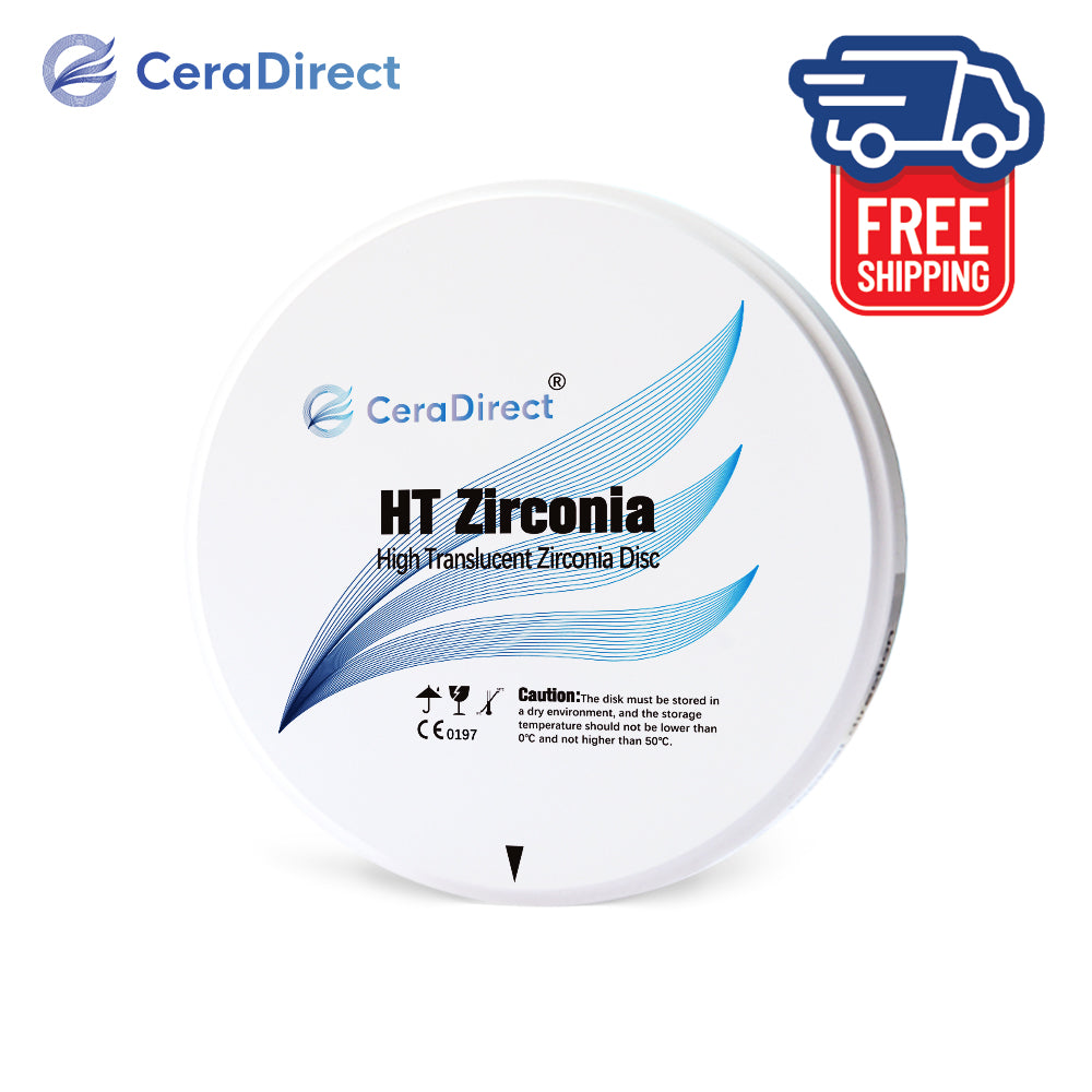 HT— White Zirconia Disc Open System (98mm) | CeraDirect