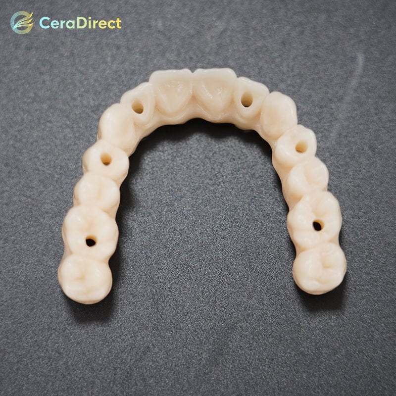 HT— White Zirconia Disc Zirkonzahn System (95mm) | CeraDirect