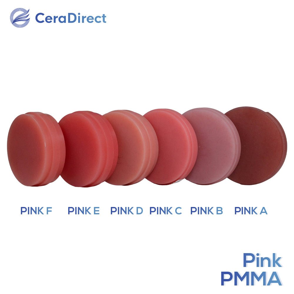 Pink PMMA Disc—12mm-30mm | CeraDirect