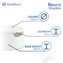 Round Crucible&Zirconia Sintering Beads (1kg） | Ceradirect